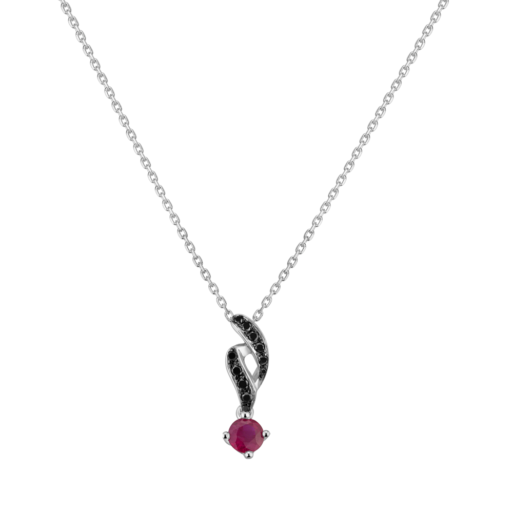 Přívěs s černými diamanty Sky Ribbon | ALO