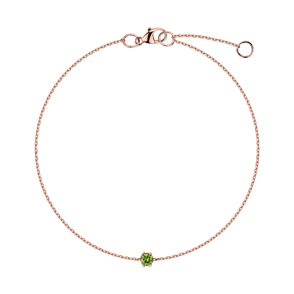 Náramek se zeleným diamantem Essential Shine | ALO